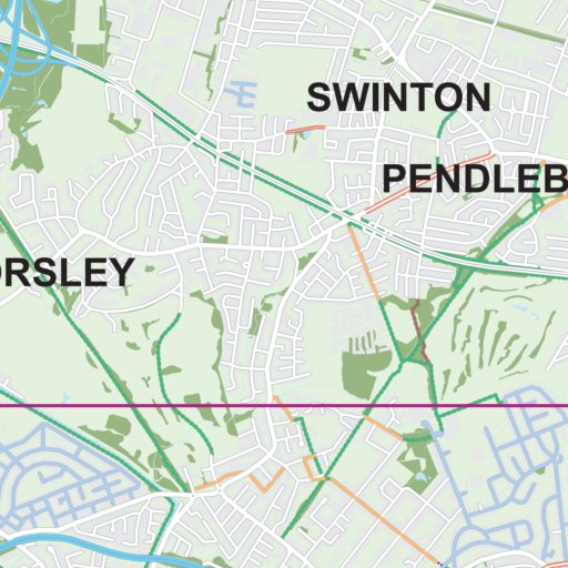 TfGM Online Mapping - Interactive Map - County Map